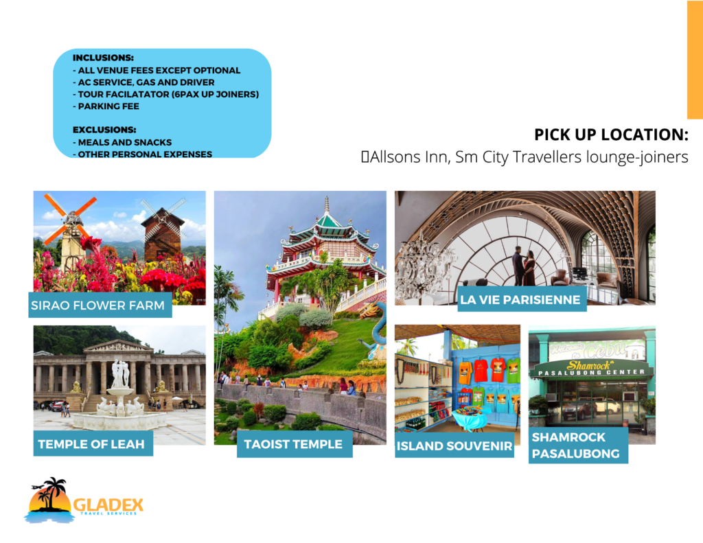 OPTIONAL TOUR: CEBU CITY TOUR – Gladex Travel and Tours Corp.