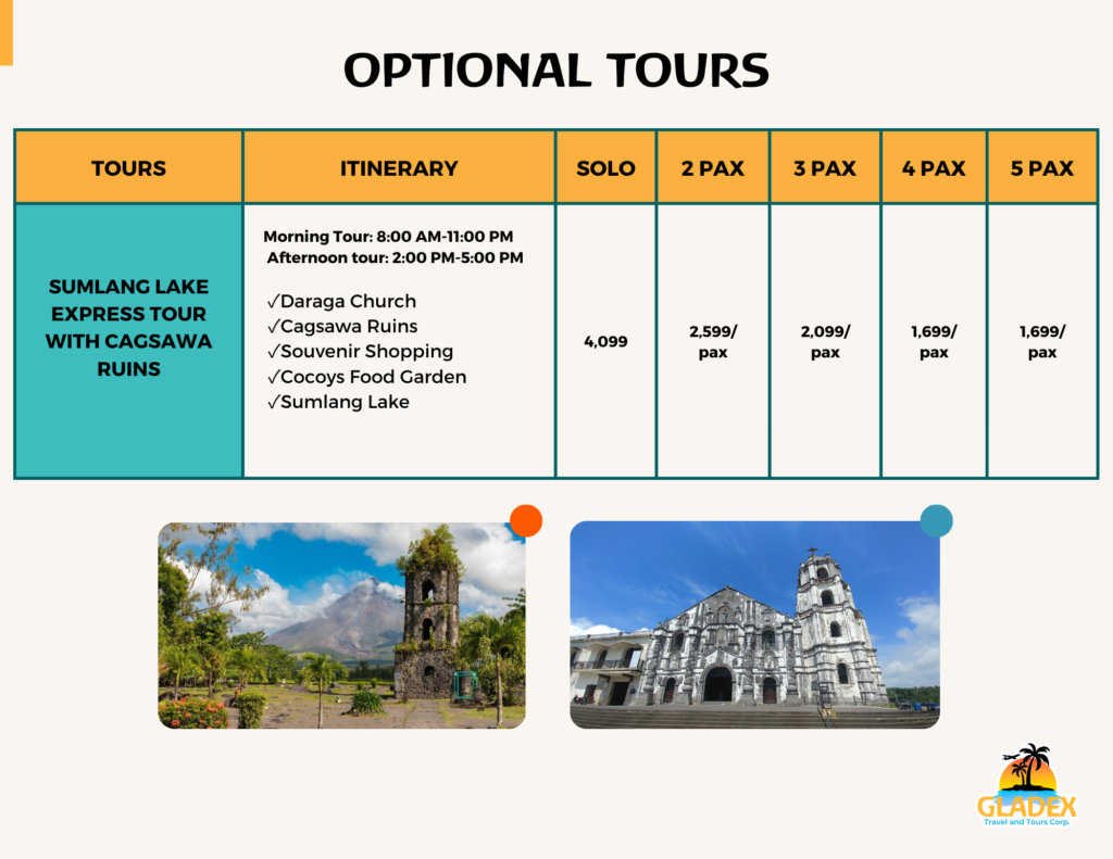 3D2N LEGAZPI PACKAGE 2: WHOLE DAY ALBAY BICOL TOUR WITH MAYON SKYLINE ...