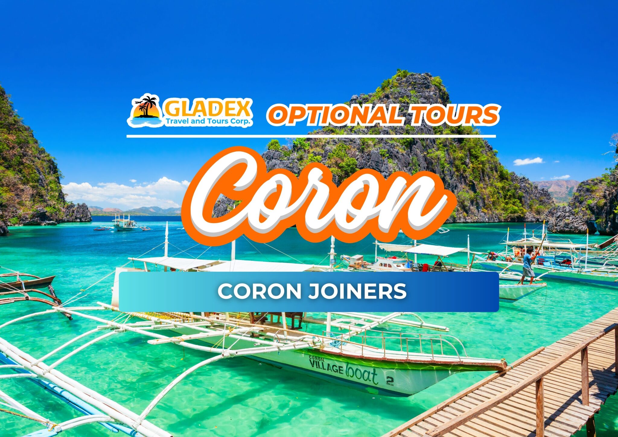 CORON OPTIONAL TOUR: CORON JOINERS – Gladex Travel and Tours Corp.